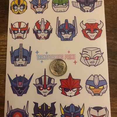 TF MTMTE TFA Starscream Sticker Sheets - Etsy