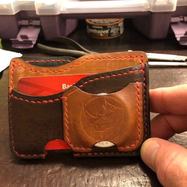 Custom Minimalist Leather Front Pocket Lewis Wallet, RFID Shield and ...