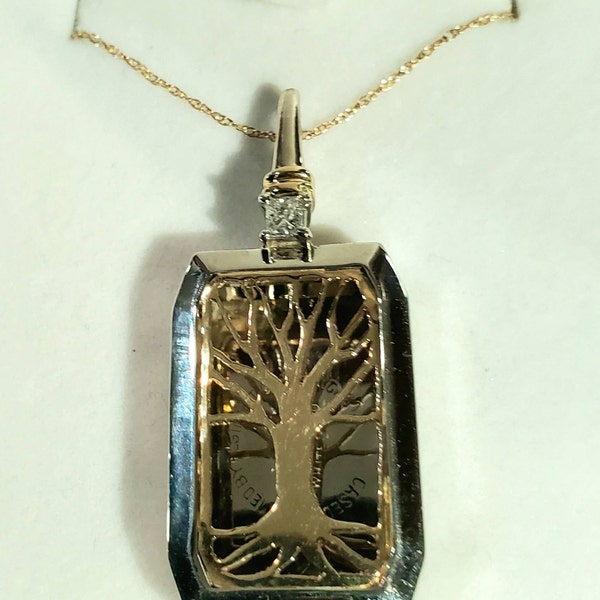 Handmade Sterling Silver Tree of Life Family Tree Pendant - Etsy