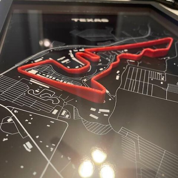 Nürburgring 3D Race Track Poster · Handmade in Germany · Nordschleife ...