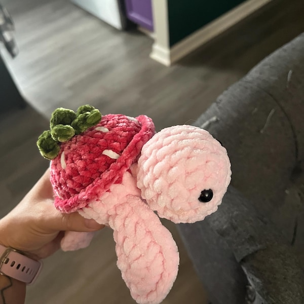 NEW Handmade Fruit Turtle Crochet Plushie | Amigurumi Birthday Gift ...
