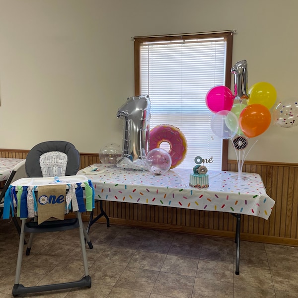 Donut "one" Cake Topper, Donut 1st Birthday, Smash Cake, Donut Party ...