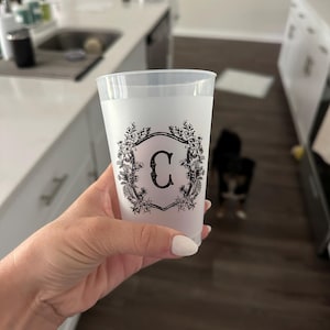 Personalized Wedding Cups Frost Flex Cups, Customizable for Couples ...