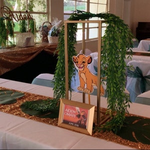 Lion King Themed Party Table Centerpieces, Simba, Nala, Mufasa Circle ...