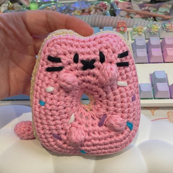Cat Donut Crochet Pattern, Cat Crochet Pattern, Amigurumi Crochet ...