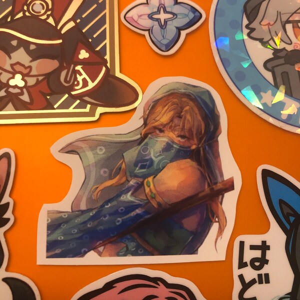 Link BOTW Sticker gerudo Link Legend of Zelda Breath of the Wild matte ...