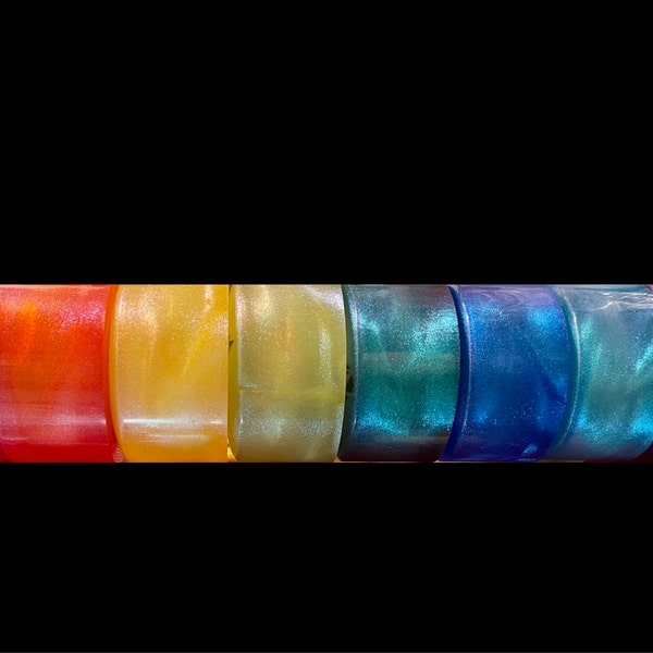 85A Rainbow Set Professionally Dyed Luminous Light up Roller Skate ...