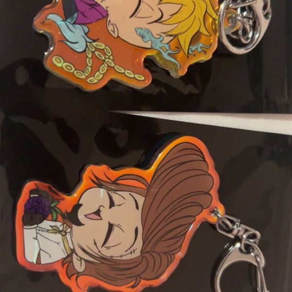 Thatch 4th Division Commander | One Piece Stickers | Anime Keychain ...