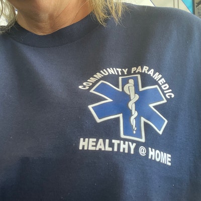 Personalized Fire Rescue EMS EMT Firefighter Paramedic T-shirt With 2 ...