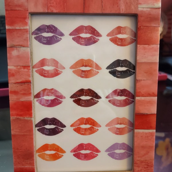 Watercolor Lips Print - Lipstick Art - Lipstick Print - Watercolor Make ...