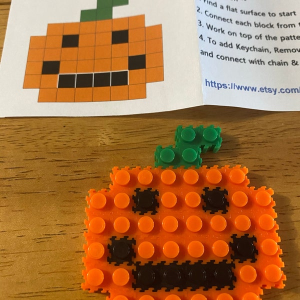 DIY Make Your Own Minecraft PIXEL Mini-brick Kit - Swords Keychain - Etsy