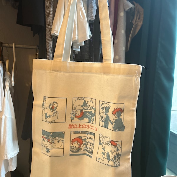 Studio Ghibli Bag, Movie Bag, Tote Bag, Fan Tote Bag, Movie Tote Bag ...