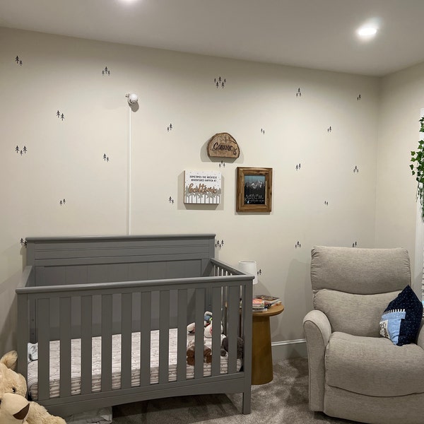 All the Small Trees // Tree Wall Decal / Forest Nursery Decor ...