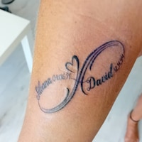 Infinity Symbol Custom Design | Personalized Tattoo Design | Instant ...