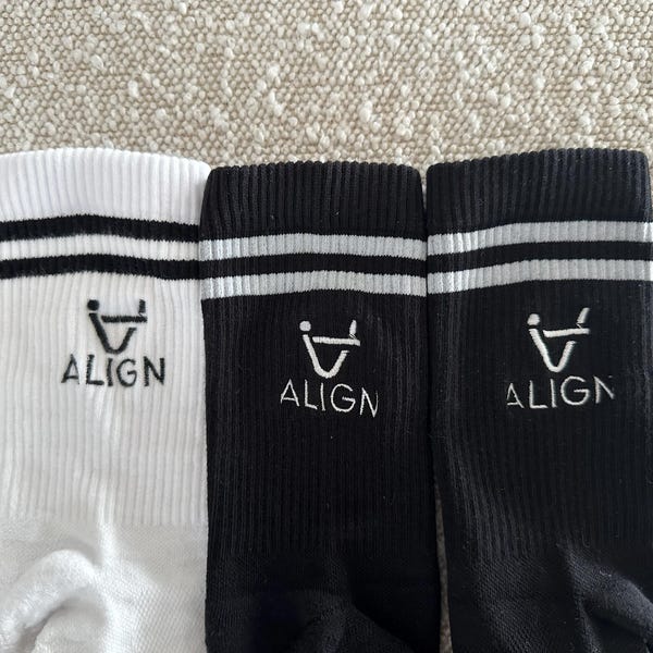 Custom Pilates Socks With Text,logo,sport Slips Socks,women Yoga ...