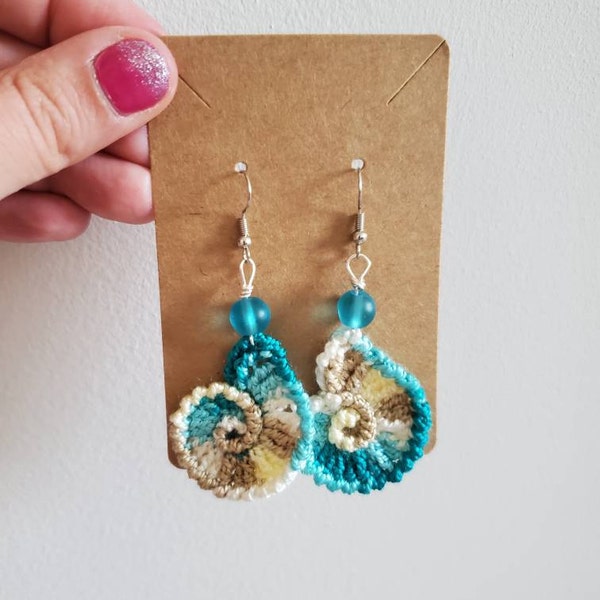 23. ONE Crochet Earrings Pattern, Crochet Earring Pattern, PDF File ...