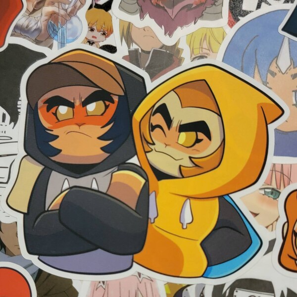 LMK MK, Mei, Red Son traffic Light Trio Matted Stickers - Etsy