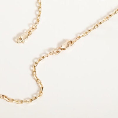 Custom Date Tag Charm, 14K 18K Real Gold Birthday Tag, Removable Add on ...