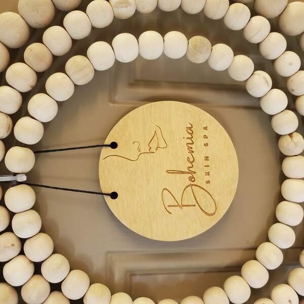 Logo Sign Engraved Wood, Square, Circle, Hanging Sign, Tabletop Sign ...