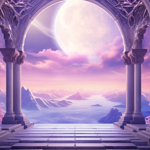 Animated Virtual Background A Beautiful Alley Looped Vtuber - Etsy