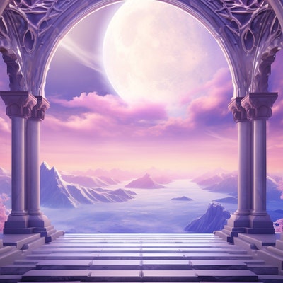 Animated Virtual Background A Beautiful Alley Looped Vtuber - Etsy