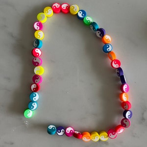 6mm Vinyl Heishi Beads Pumpkin Rainbow Colored Polymer Clay | Etsy