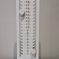 Cornhole Scorboard DXF, Cornhole Scoreboard With Dual Drinkholders ...