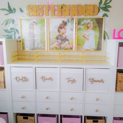 Storage Signs Wooden saturn Font Labels / Tags / Nursery Decor / Ikea ...