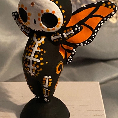 Original Sugar Skull Bunny Figurine Hand Painted 3D Printed Series 2 - Etsy