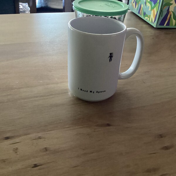 Watercolor Streamer Pattern Ceramic Mug - Colorful Coffee Cup for Home ...