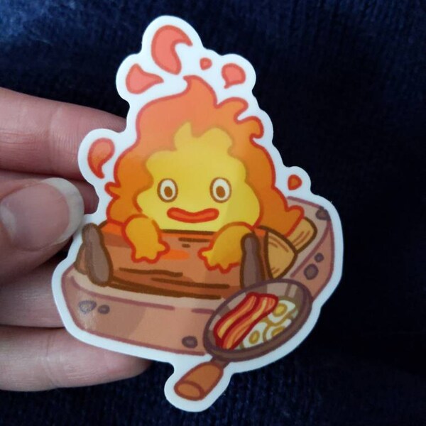 Calcifer Sticker - Etsy