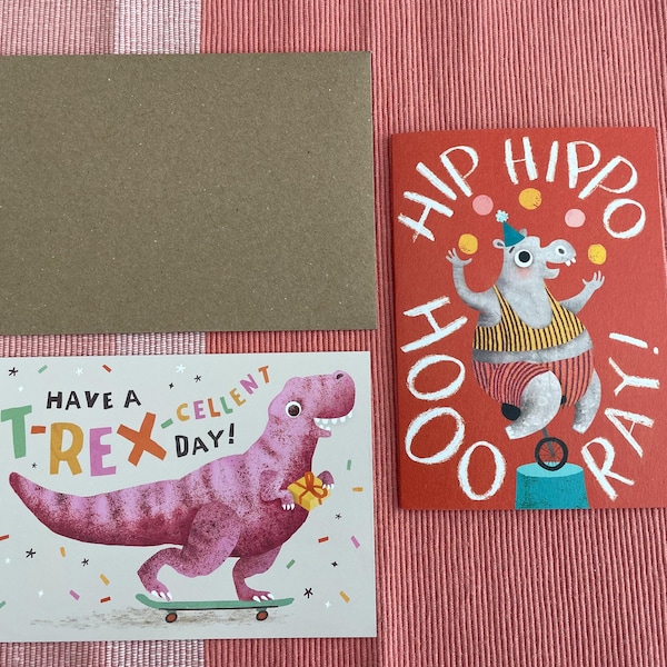 Crocodile Split Pin Puppet A5 Greeting Card / Children's Cut Out ...