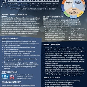 Architecture/engineering Capability Statement & BC W/ Writing Guide - Etsy