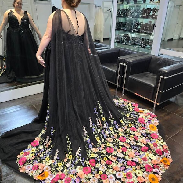 Soft Flower Lace Bridal Juliet Veil Boho Short Wedding Cap Veil 1930s ...