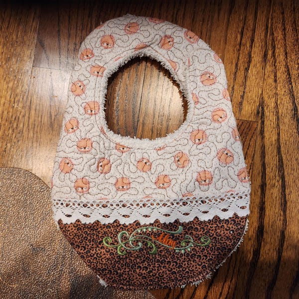 BOGO Free! ITH Baby Bib Embroidery Design | ITH Bib Embroidery Design ...