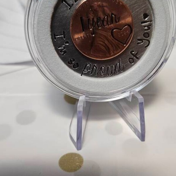 Personalized Sobriety Coin and Case, Sobriety Gift, AA Recovery Gift ...