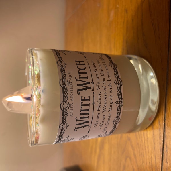 White Witch Ritual Candle~ Goddess, Anita Apothecary, Magick, Wicca ...