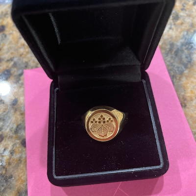 Japanese Kamon Ring Paulownia Maruni Gosan Kiri Signet Ring Japanese ...