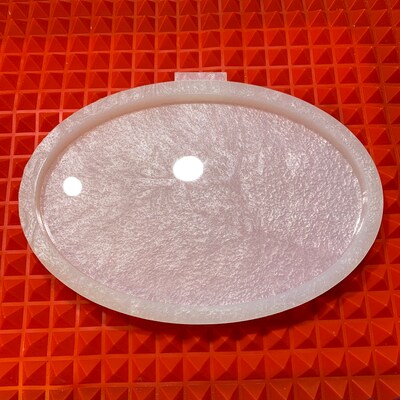 Resin Big Oval Silicone Mold, Large Oval Mold, Oval Tray Mold, Coaster ...