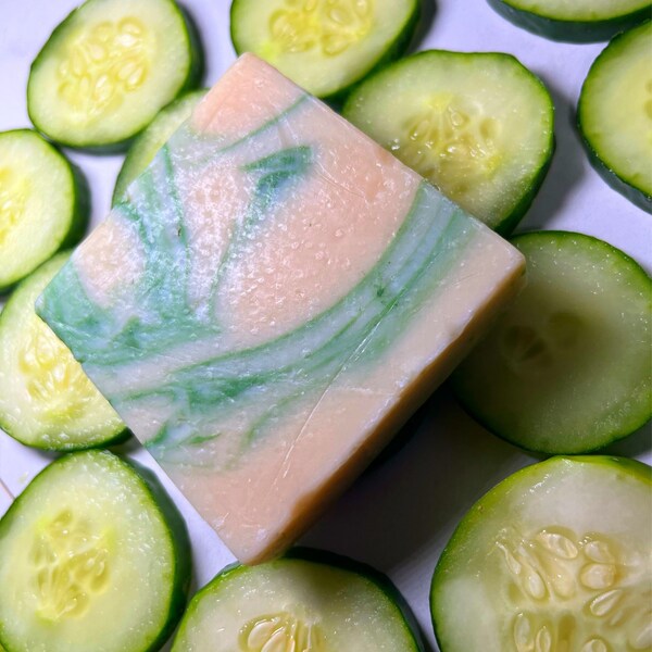 Cucumber Melon Soap Loaf | Handmade Vegan Bar Soap | Wholesale Bulk ...