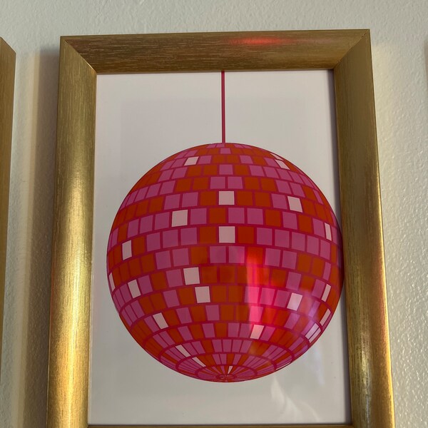 Sage Green Wall Art Set, Howdy Print, Disco Ball, Sage Green Room Decor ...