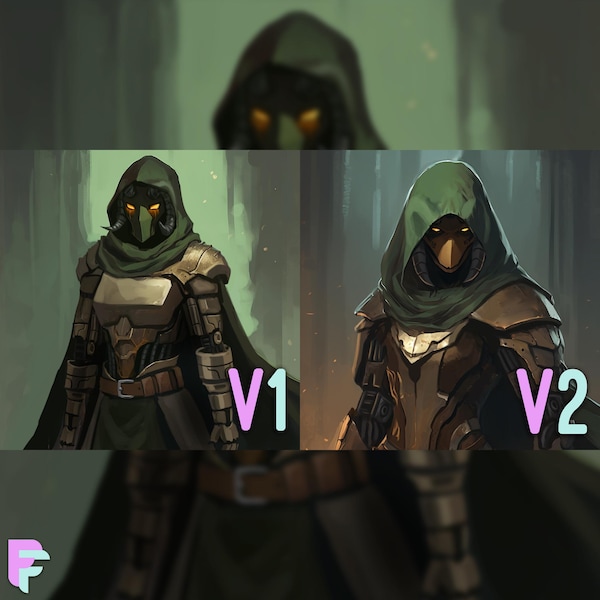 Custom Fantasy Character Commission, Personalized Character Portraits ...