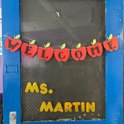 Welcome Banner Apple Banner Apple Classroom Teacher Banner Retirement ...