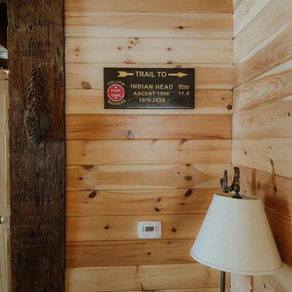 Adirondack Mountain Trail Head Sign - Etsy