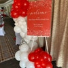 Red Glitter Welcome Signs, Editable Party Signs, Instant Download ...