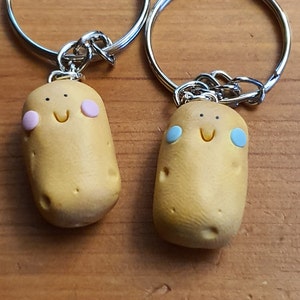 Potato Keychain Valentines Day Easter Gift Best Friend Gift - Etsy