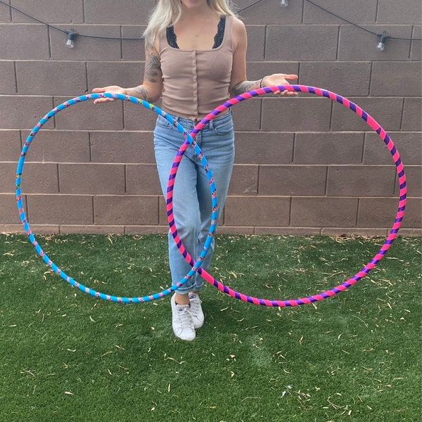 Neon Carnival Collapsible Hula Hoop // Custom // Any Size // Fitness ...