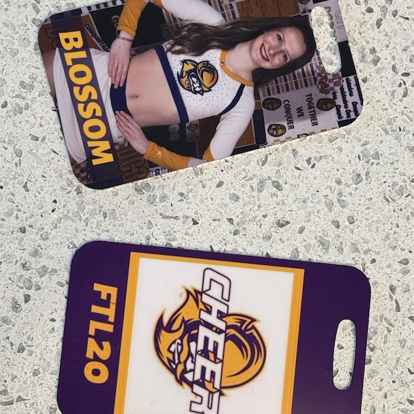 Customize With a Photo. Uniform Checklist. Personalized Picture Bag Tag ...
