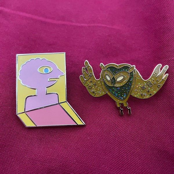Adventure Time Enamel Pin Cosmic Owl Finn and Jake Princess Bubblegum ...