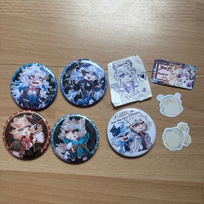 BSD Bungou Stray Dogs Pins Fyodor Dostoevsky, Nikolai Gogol, Suehiro ...